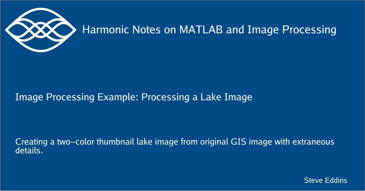 Image Processing Example: Processing a Lake Image | Harmonic Notes